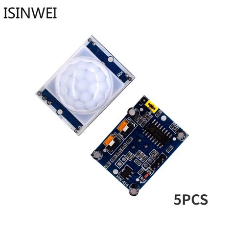 5pcs Hc Sr501 Adjust Ir Pyroelectric Infrared Pir Motion Sensor Detector Module For Arduino For