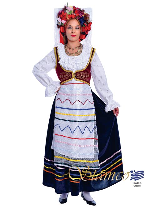 Παραδοσιακή Φορεσιά Κέρκυρας Γυναικεία Foresia Gr