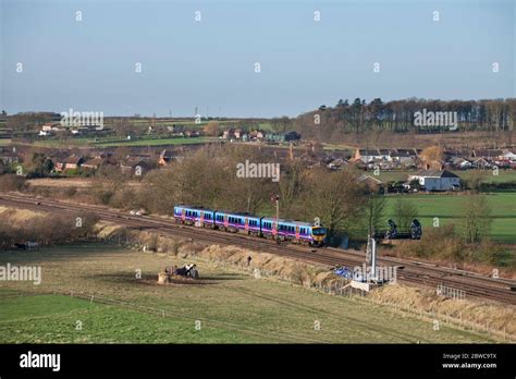 First Transpennine Express Siemns Desiro Class 185 Train 185114 Passing Barnetby Lincolnshire