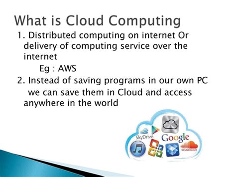 Cloud Computing Presentation Ppt Pptx Cloud Computing Internet