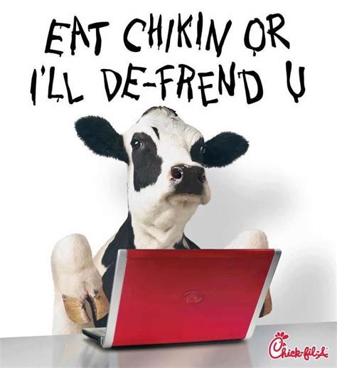 The Eat More Chicken Cows Are Social Media Savvy Chick Fil A Cow