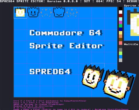 Spred64 C64 Sprite Editor V144 By Rrfreelance