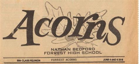 Class Of 1968 N B Forrest High School