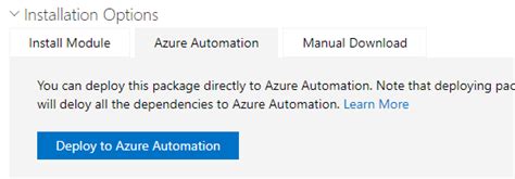 How To Install Selected Version Of Azure Modules In The Portal Stack Overflow
