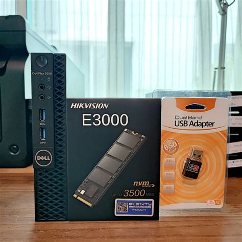 คอมพิวเตอร์มินิ Dell Optiplex 3050 Micro Cpu Core I3 7100t 3 20ghz [gen7] Ssd M 2 Nvme