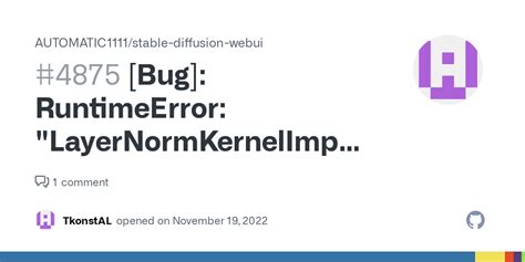 Bug RuntimeError LayerNormKernelImpl Not Implemented For Half Issue