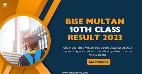 Check Your Bise Multan Board 10th Class Result 2023 Online