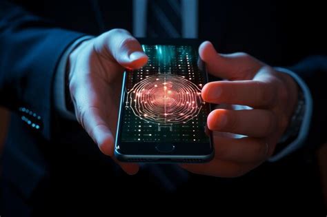 Enhancing Security Businessperson Utilizing Cellphone For Fingerprint