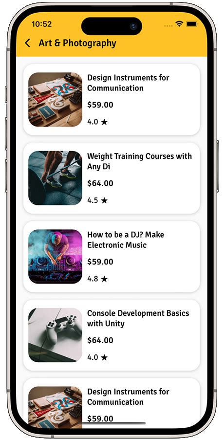 Ionic Lms App Template Course App Template Ionic Udemy Clone Ionic By Rendercodetechnology
