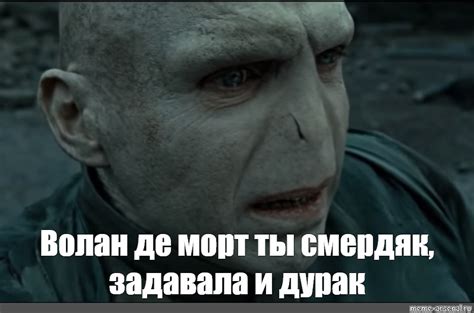 Создать мем Гарри Поттер волан де морт колдует гарри поттер волан де морт Картинки Meme