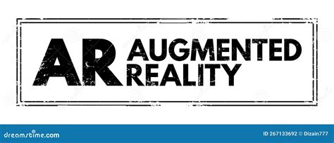 Ar Augmented Reality Interactive Experience Of A Real World Environment Where The Objects That