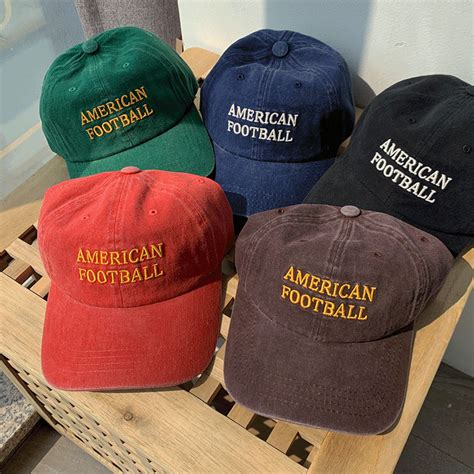 5컬러 아메리칸풋볼 자수볼캡 에이블리