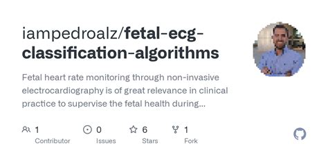 GitHub Iampedroalz Fetal Ecg Classification Algorithms Fetal Heart