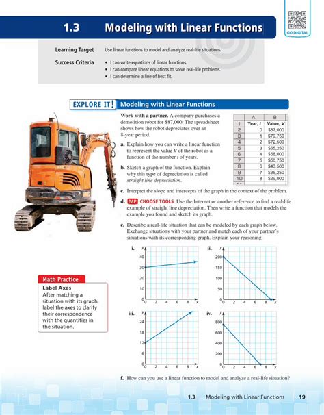Pdf 13 Modeling With Linear Functions Dokumentips