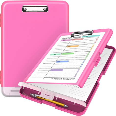 Clipboard With Storage High Capacity Nursing Clipboards With Pen