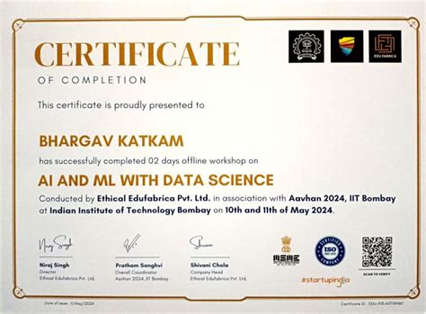 Bhargav Katkam On Linkedin Happy Iitbombay Aavhan2024 Ai Machinelearning Datascience