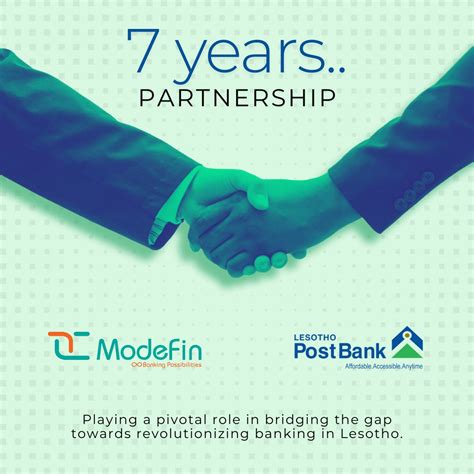 Modefin On Linkedin Financialinclusion Modefin Lesothopostbank Anniversary