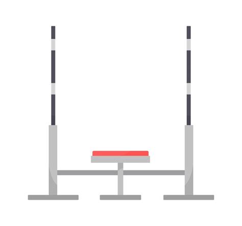 Premium Vector Bench Press Gym Equipment Vector Illustration