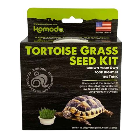 Komodo Grow Your Own Grass Seed Kit For Tortoise Underground Reptiles