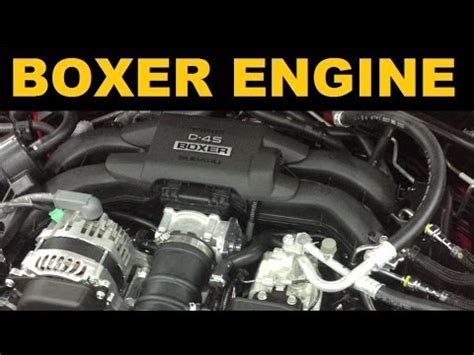 Boxer Engine Flat Four Engine Explained YouTube