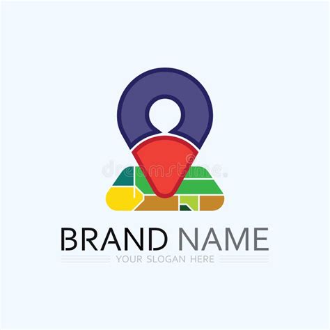 Gps And Map Logo Navigator Sign Location Symbol Design Vector Illustration Stock Illustration