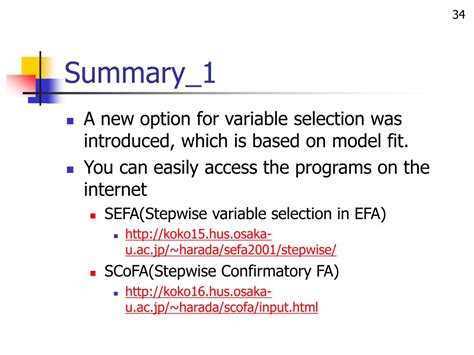 Ppt All About Variable Selection In Factor Analysis And Structural Equation Modeling