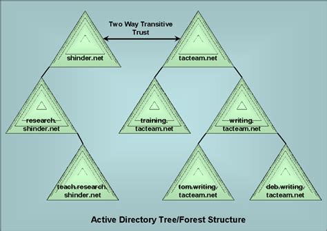 Active Directory Diagrams Tree And Forest Vrogue Co