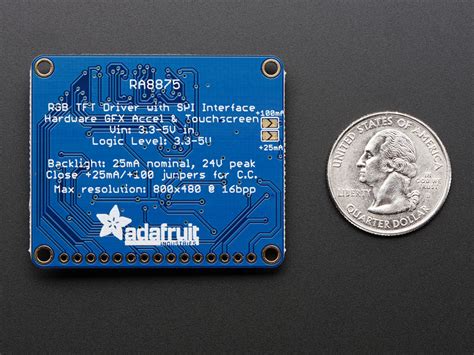 Overview Ra8875 Touch Display Driver Board Adafruit Learning System