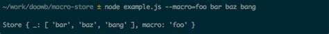 Github Doowbmacro Store Get And Set Macros Created By Commandline Arguments