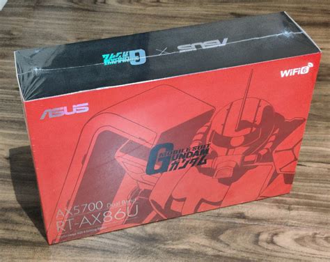 BNIB ASUS RT AX U Gundam Edition Computers Tech Parts Accessories Networking On Carousell