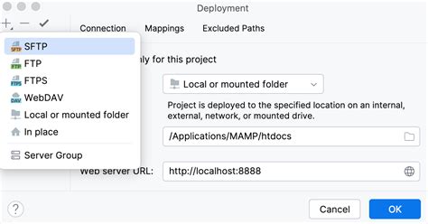 Create A Remote Server Configuration Webstorm Documentation