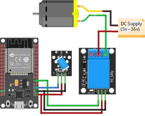 Control Mini DC Motor Using Tilt Switch EzloPi