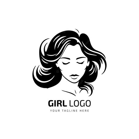 Premium Vector Girl Logo Symbol Design And Unique Icon Layout For Beauty And Fashion Business