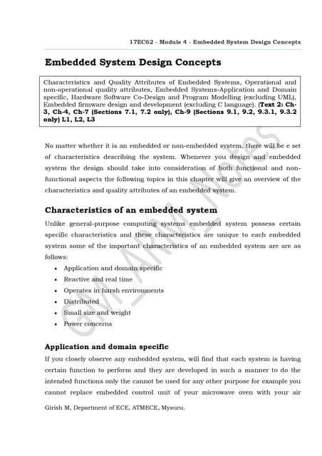 Module 4 Embedded System Design Concepts Pdf