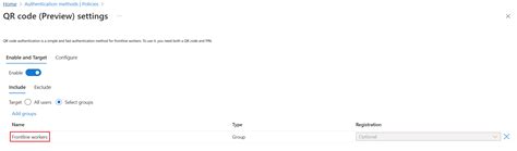 如何在 Microsoft Entra Id 中启用 Qr 码身份验证 Microsoft Entra Id Microsoft Learn