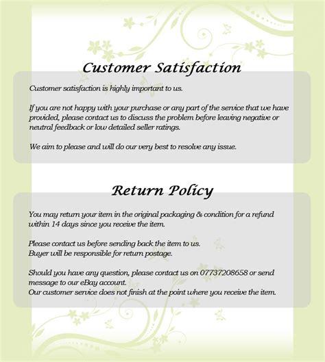 Ecommerce Returns Policy Template Full Version Free Software Download Onthewebmediaget