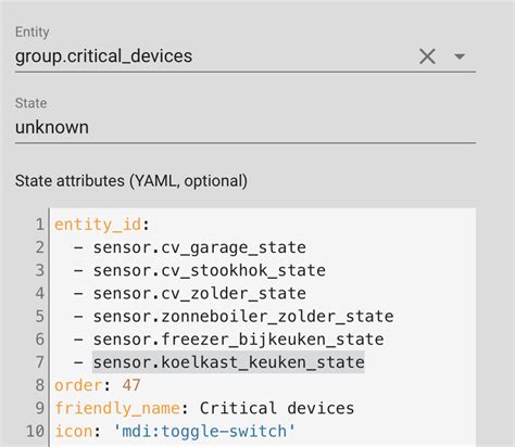 Group State Unknown Upon Reload Groups While All Entities Are On Configuration Home