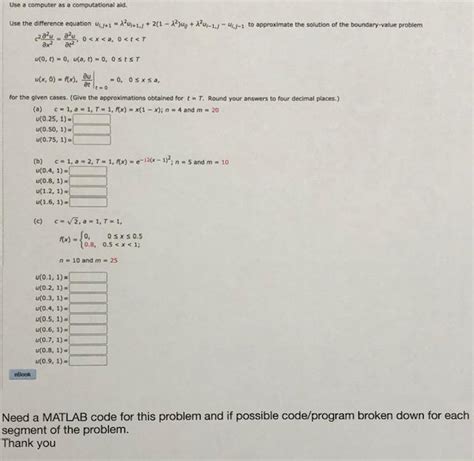 solved use a computer as a computational aid use the
