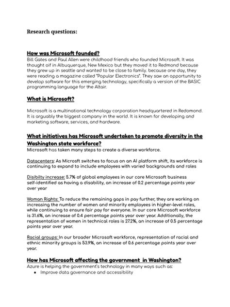 Microsoft And Software Innovation Research Document Pdf Software Microsoft