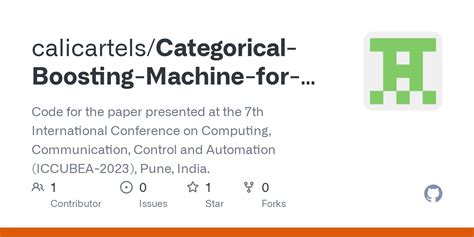 Github Calicartels Categorical Boosting Machine For Tamil Character Recognition Using Shape