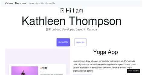 Advanced Bootstrap Homework Challenge Codesandbox