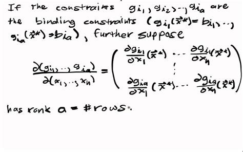 Constrained Optimization Lecture Ii Part 3 Several Inequality