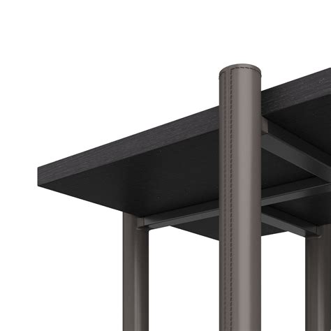 Arteriors Home Andor Console Graphite Leather Clayton Gray Home