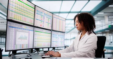 Hospital Doctor Using Spreadsheet For Billing Codes Stock Image Image