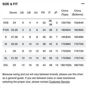 Rag And Bone Pants And Jumpsuits Rag Bone Size Guide For The Legging