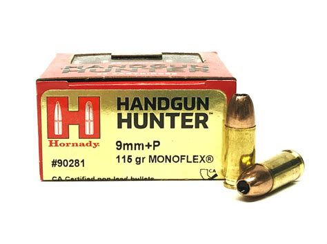 Патрони за късо нарезно Hornady 9x19 P 115gr Monoflex Hh 25бр