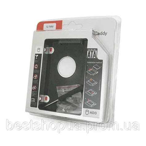Адаптер підключення HDD 2.5 '' 12.7 mm в відсік приводу ноутбука SATA ...