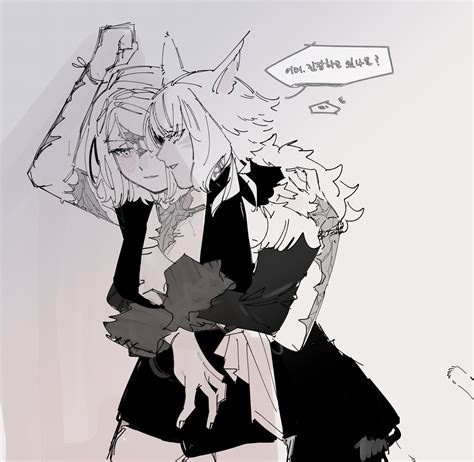 Warrior Of Light And Yshtola Rhul Final Fantasy And 1 More Drawn By