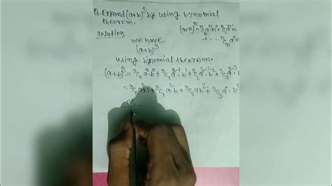 Expand Ab³by Using Bynomial Theorem By Ashish Education Youtube