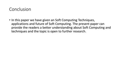Application Of Soft Computing Techniques In Electrical Engineering Pptx